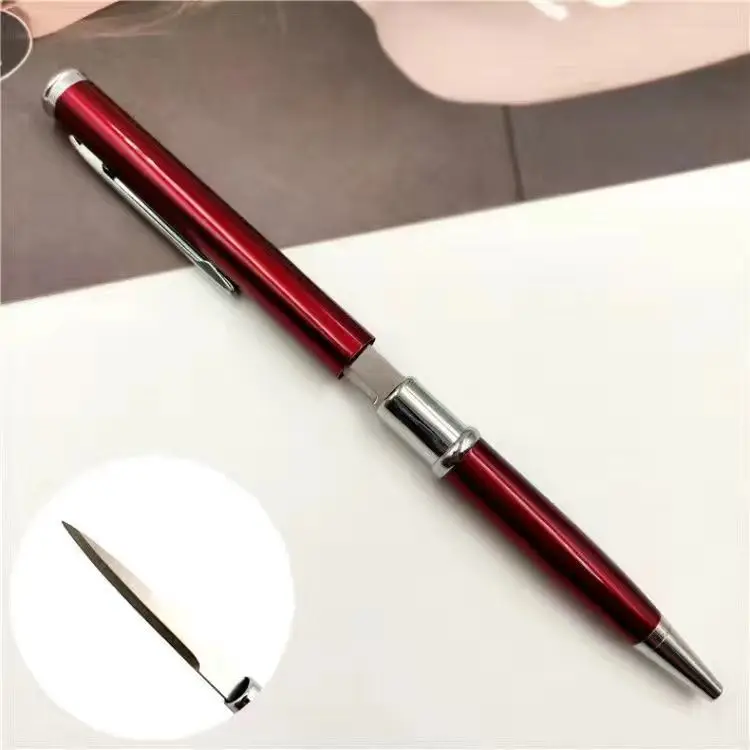 Outillage de camping,Stylo tactique multifonction de défense, avec ...