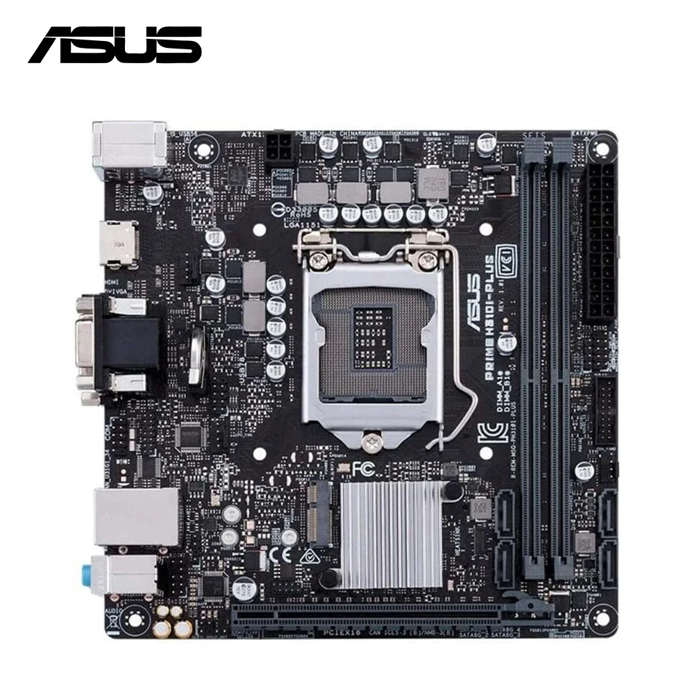ASUS-PRIME-H310I-PLUS-Motherboard-Placa-principal-usada-Chipset-H310 ...