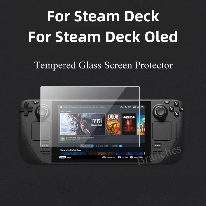 1-3 Pcs Tempered Glass For Steam Deck OLED Anti-scratch Screen ...