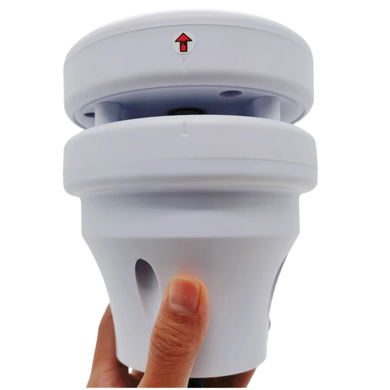 Rs485 Asa Engineer Plastic Mini Ultrasonic Wind Speed And Direction ...
