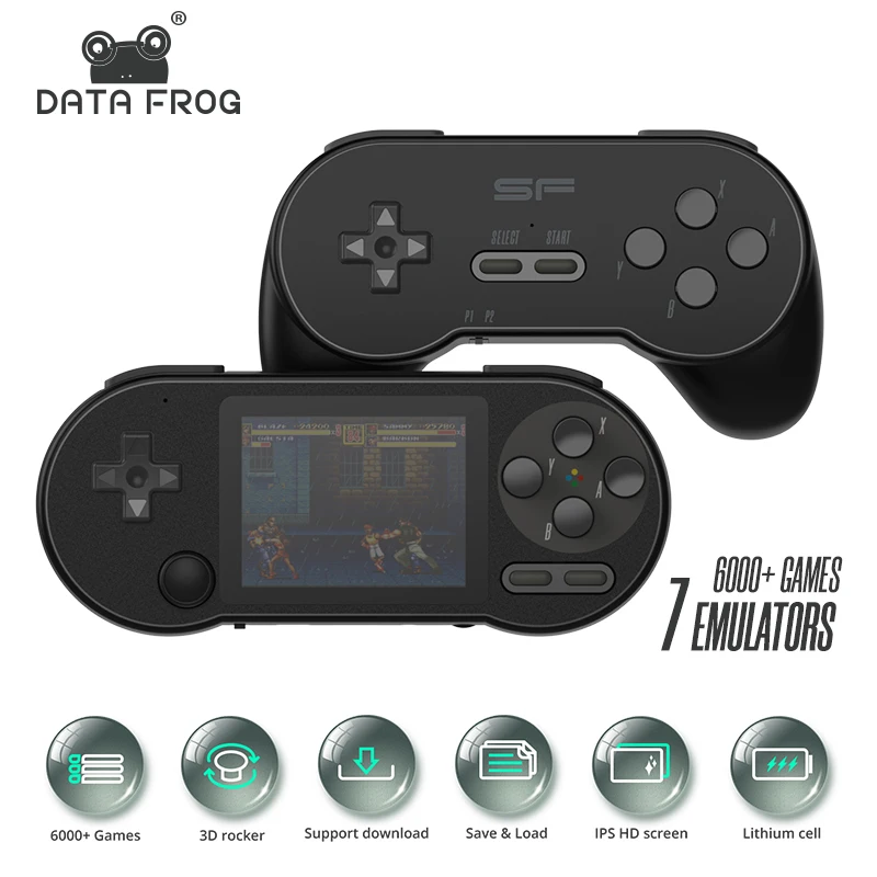 DATA-FROG-SF-2000-3-Inch-Retro-Handheld-Game-Console-Built-in-6000 ...