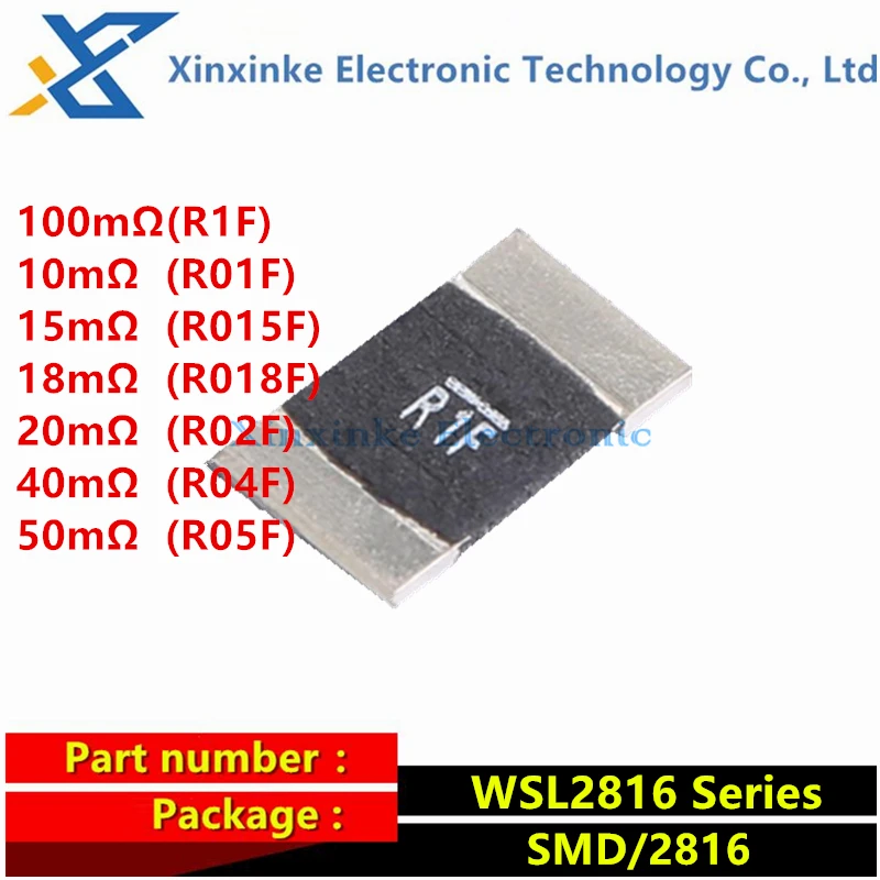 10PCS WSL2816 R1F R01F R015F R018F R02F R04F R05F Current Sense ...