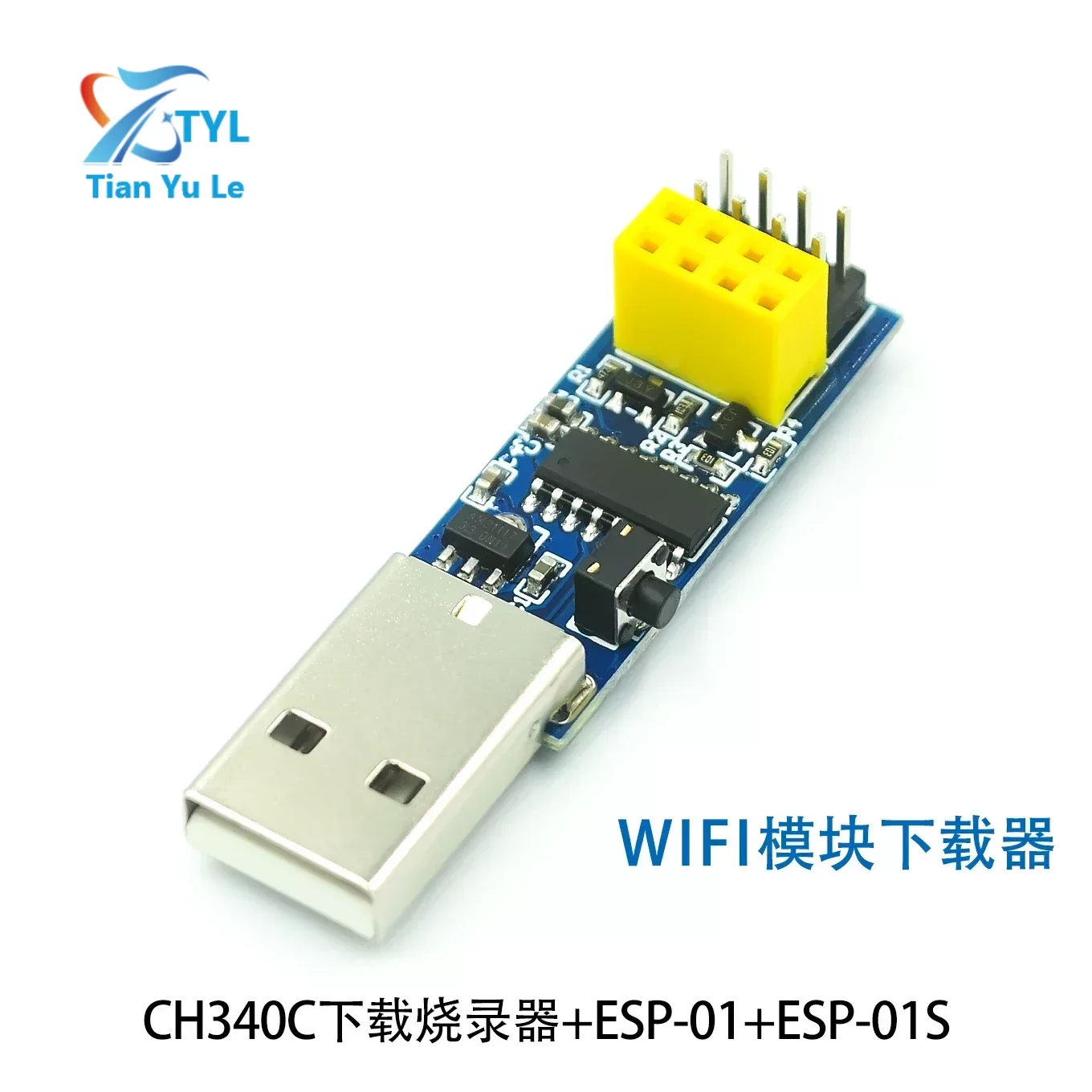 Ch340c Usb Esp8266 Esp 01 Esp01s Prog Wifi Downloader Module Developent Board For Arduino