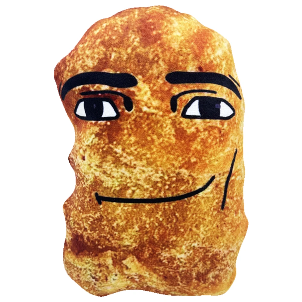 Chicken Nugget Meme Plushies Toy Funny Big Chicken Block Plush Pillow ...