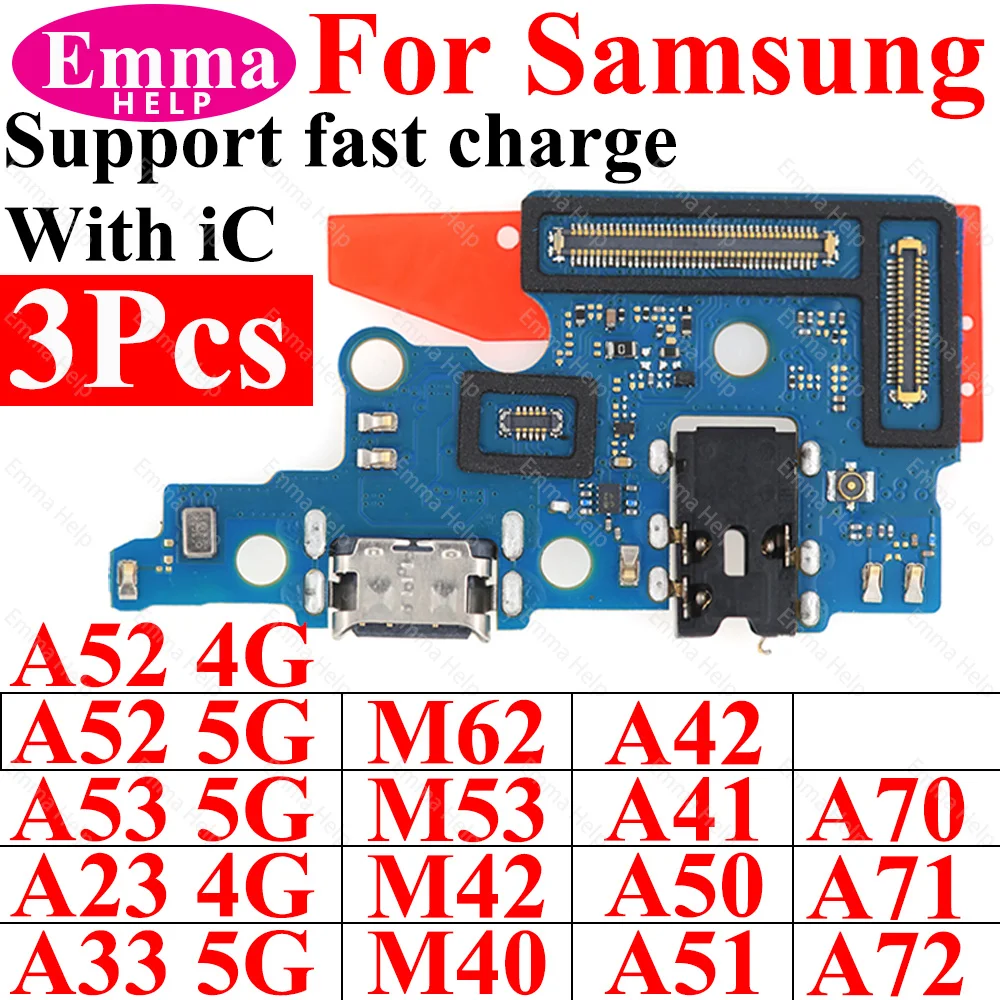 3Pcs-Charge-Board-For-Samsung-Galaxy-A23-4G-A33-M62-M53-A40-A41A42-M42 ...