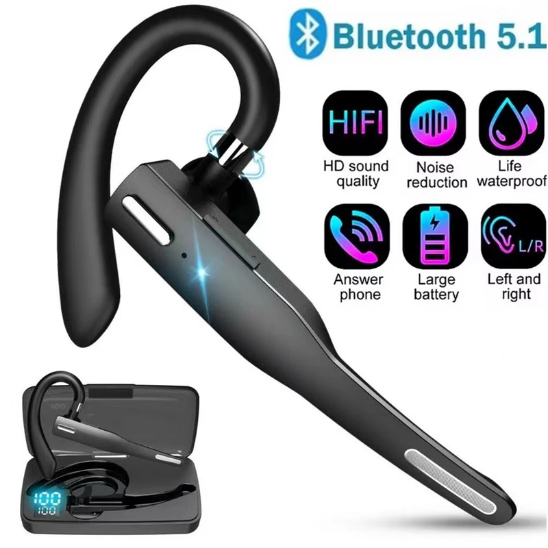 YYK525-Hanging-Ear-Wireless-Bluetooth-Headset-5-1-Hands-free-ENC-Call ...