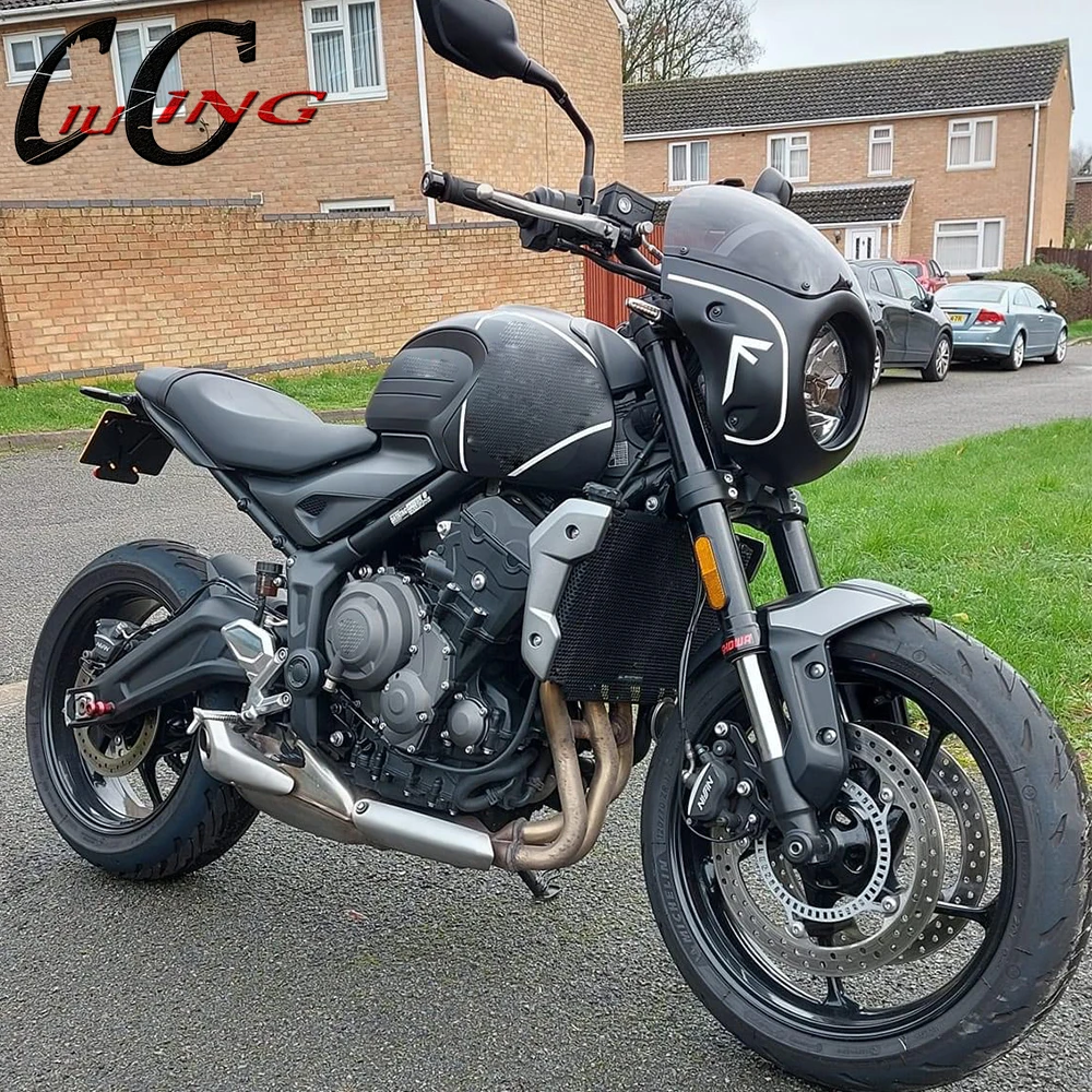 For-Triumph-Trident-660-2021-2024-Modification-Headlight-Shade-Fairing ...