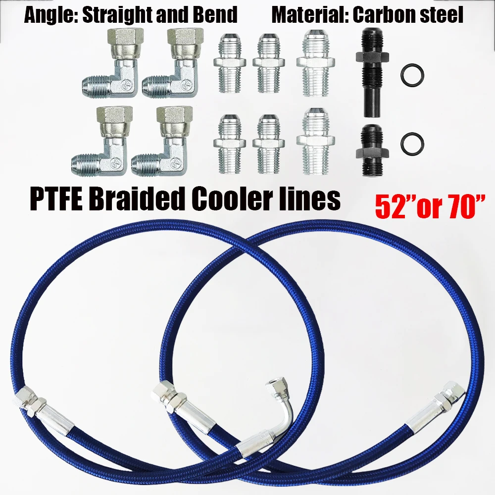 PTFE-Hose-Lines-Fitting-Kit-Hose-End-0-90-Braided-Lines-Transmission ...