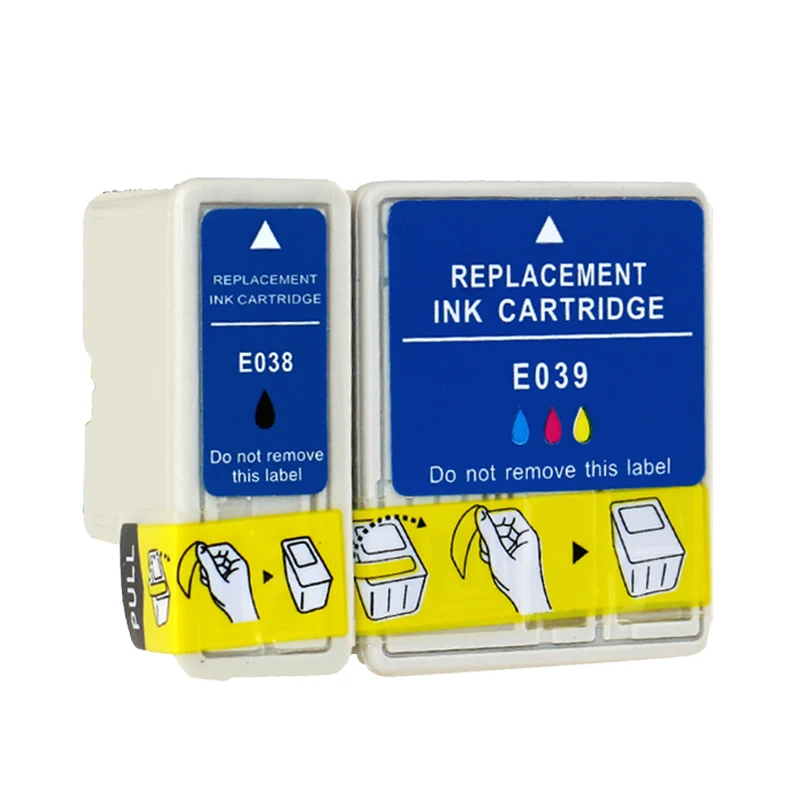 Чернильные картриджи T038 T039, совместимые с принтером Epson 038 039 ...
