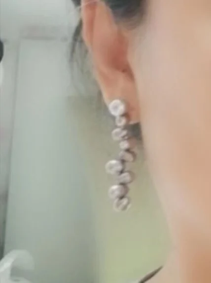 2022-Newest-Favorite-Pearl-Earrings-100-Real-Genuine-Gray-Pearl-S925-Silver-Stud-Dangle-Long ...
