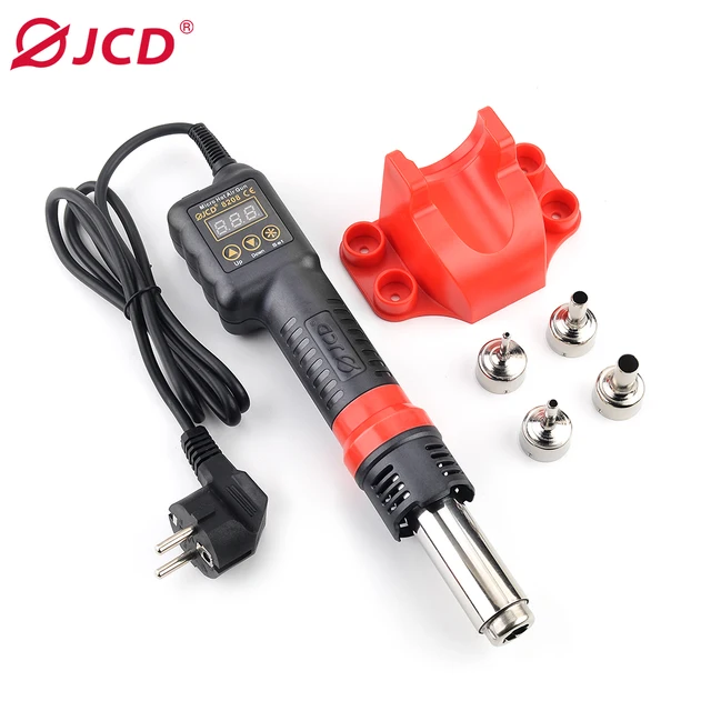 JCD 750W SMD Soldering Station 2 in 1 Hot Air Gun Soldering Iron LCD Digital Display Welding ...