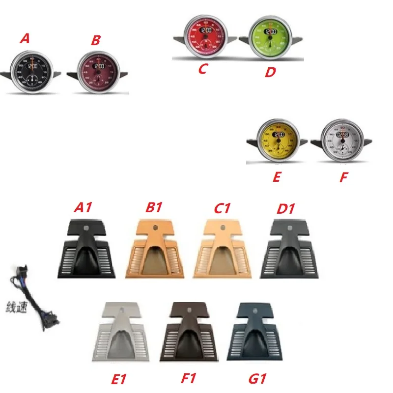 Central-control-stopwatch-interior-decoration-For-Porsche-Paramera-2010 ...