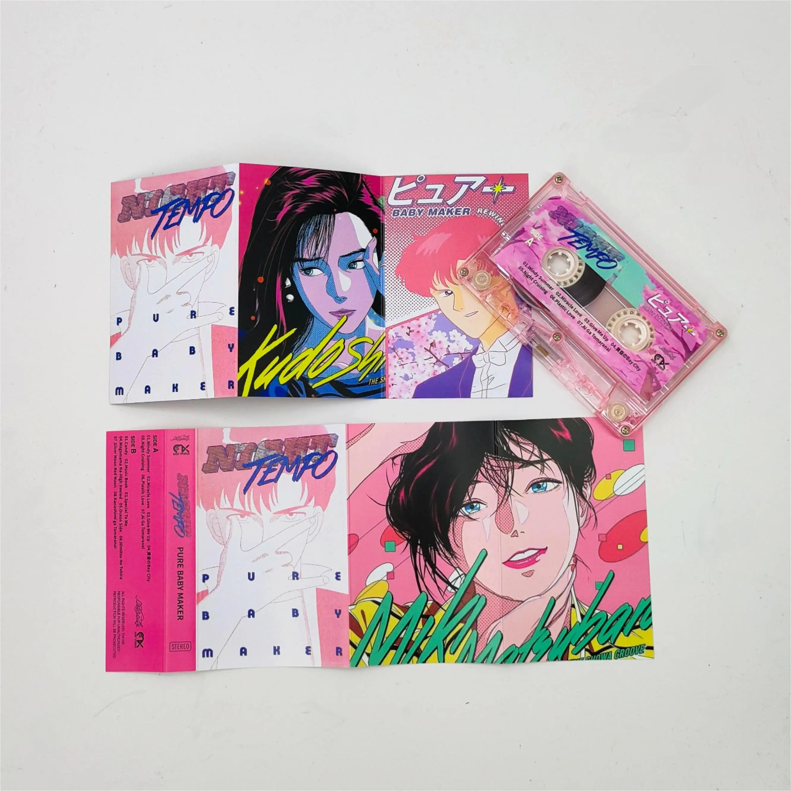 Vaporwave-Pop-Night-Tempo-Music-Tape-Pure-Baby-Maker-lbum-casetes-de ...