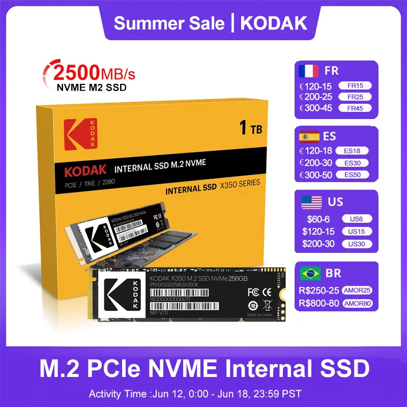 Kodak SSD M2 NVME Gen3 x4 2280 PCIe Ssd dysk twardy 128GB 256GB 512GB 1TB wewnętrzny dysk twardy ...