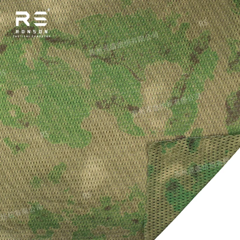 A-TACS-FG Camouflage Mesh Fabric 120gsm Light Weight Both Sides Printed ...