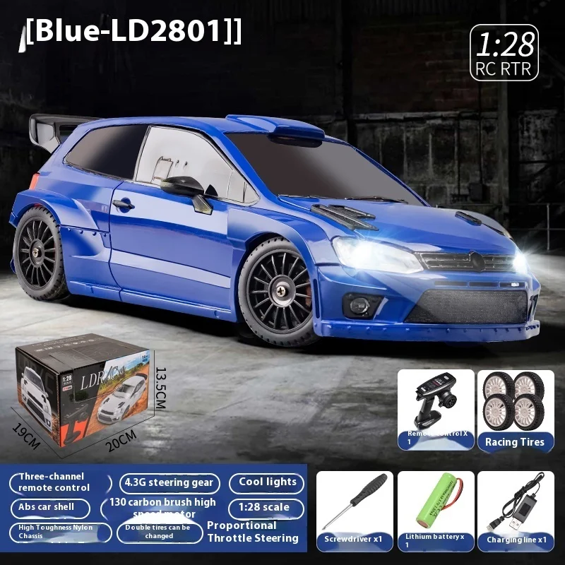 LD2801-RC-Drift-car-1-28-coches-de-carreras-2-4g-Radio-Control-4WD-veh ...