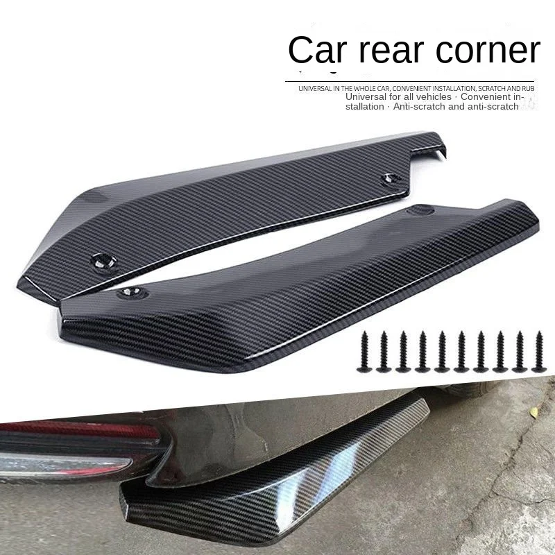Car-Front-Rear-Bumper-Strip-Lip-Spoiler-Diffuser-Split-for-Audi-A3-A4 ...