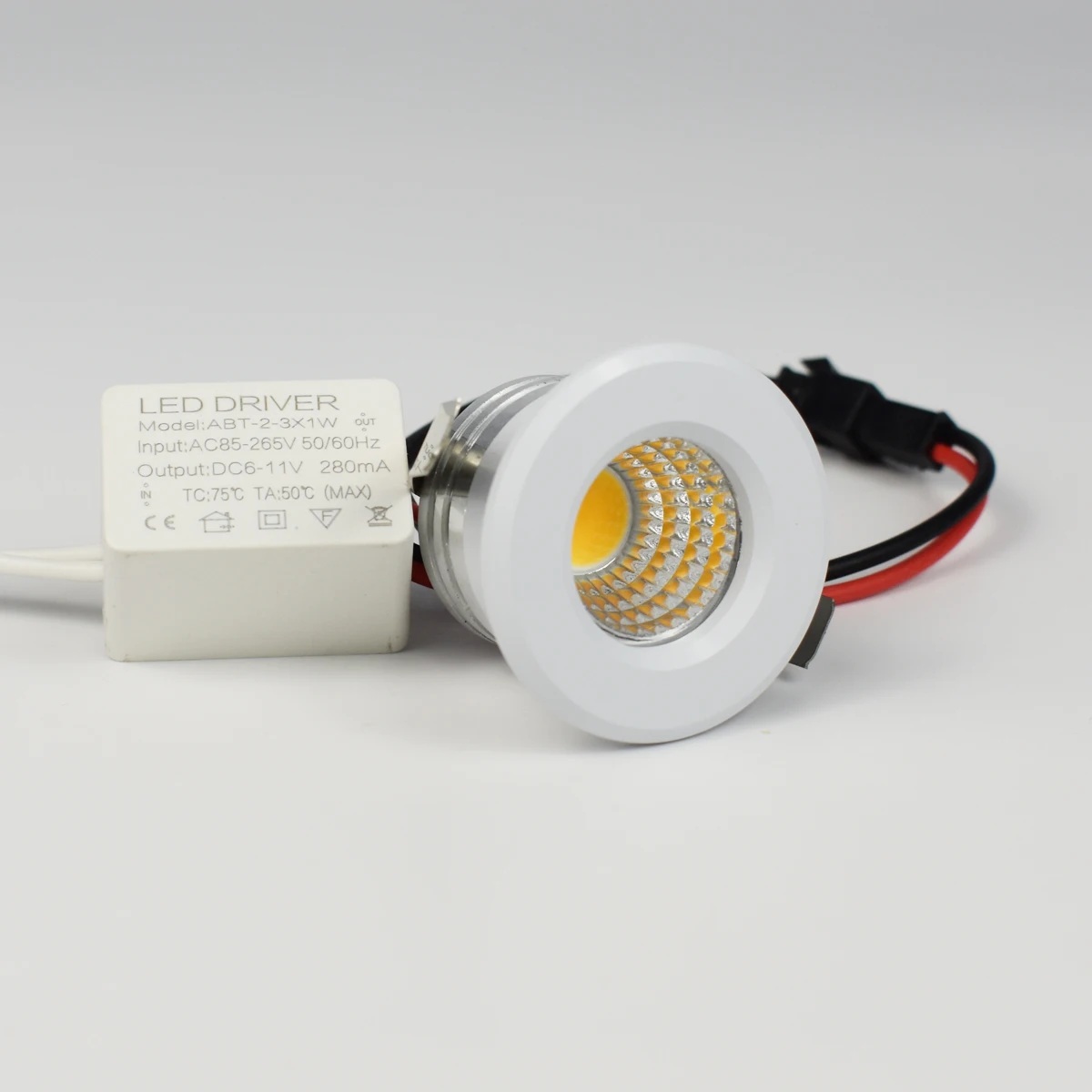 Mini Led Spot Downlighters Cob 3W 270lm 110V 220V Dimbaar Kast Licht ...