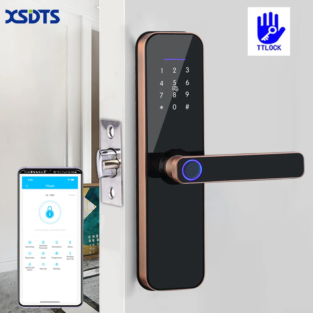 TT-Lock-Bluetooth-Electronic-Smart-Door-Lock-With-Biometric-Fingerprint ...