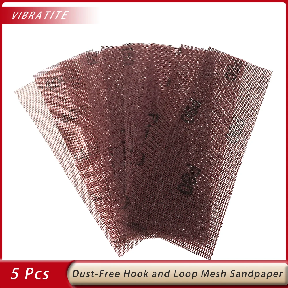 5-Pcs-Mesh-Sandpaper-70-198mm-Dust-free-Sanding-Discs-Anti-blocking ...