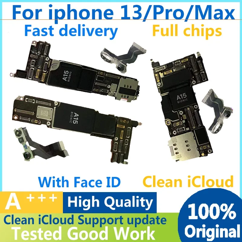 Origina-Unlocked-For-iPhone-13-Pro-max-Motherboard-IOS-Full-Chips ...