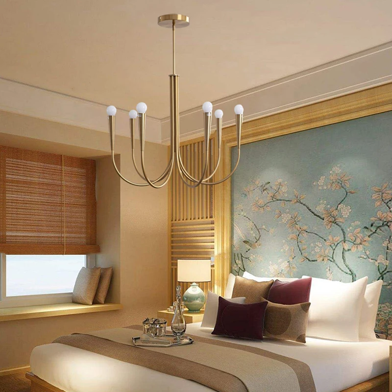 European-Style-Light-Luxury-Retro-Petal-Shaped-Living-Room-Chandelier ...