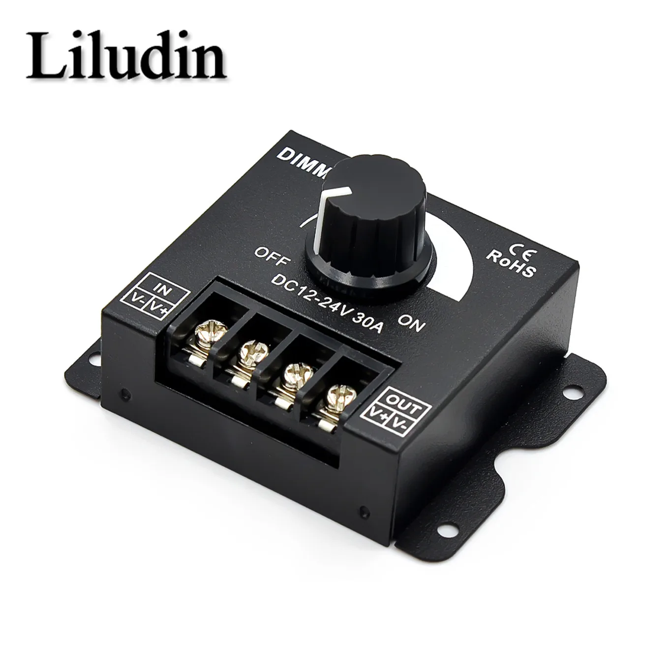 Dc-12v-24v-led-dimmer-interruptor-30a-360w-regulador-de-tens-o-ajust ...