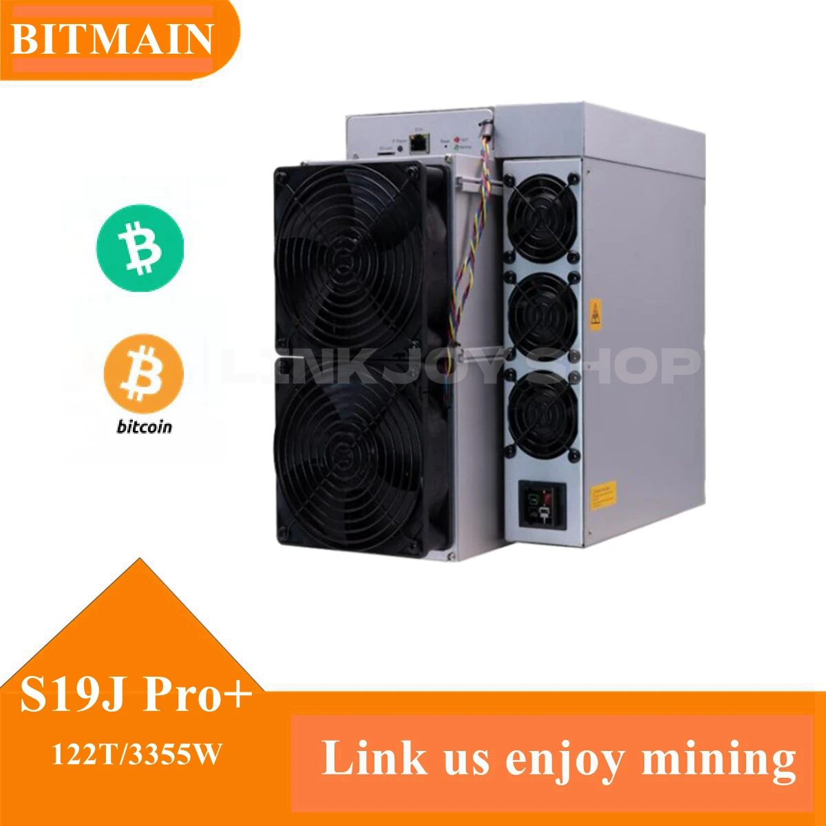 S19j Pro+ 122t 120t 118t 3355w With Mining Sha-256 Algorithm Btc Machine From Bitmain Original ...