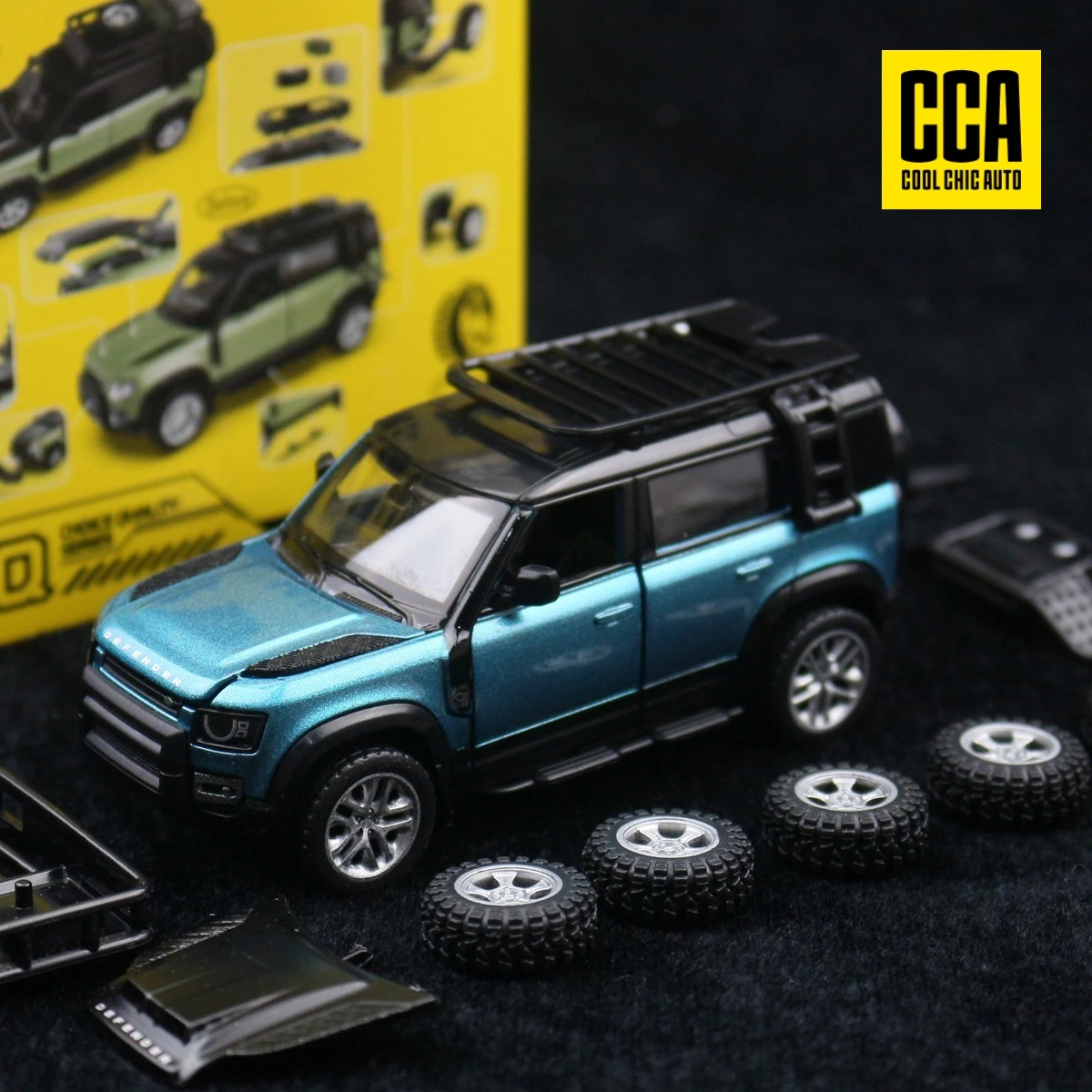 1-43-Land-Rover-Defender-Assembled-Modified-Toy-Car-Model-Diecast-Alloy ...