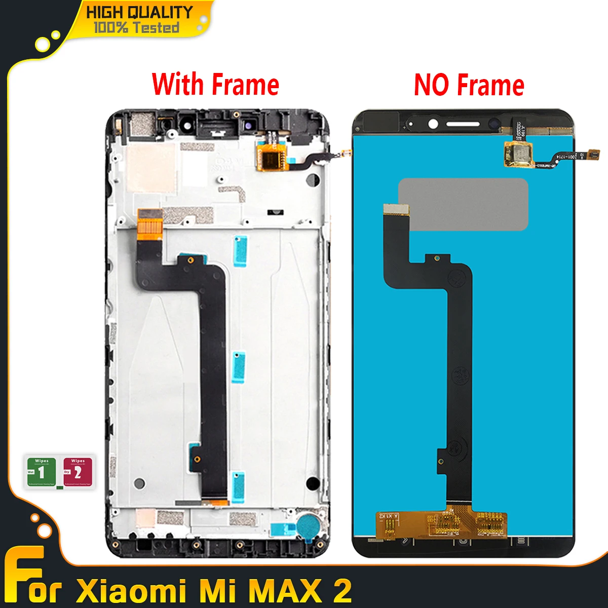 Original 6.44" Lcd Display For Xiaomi Mi Max 2 Lcd Display Touch Screen ...