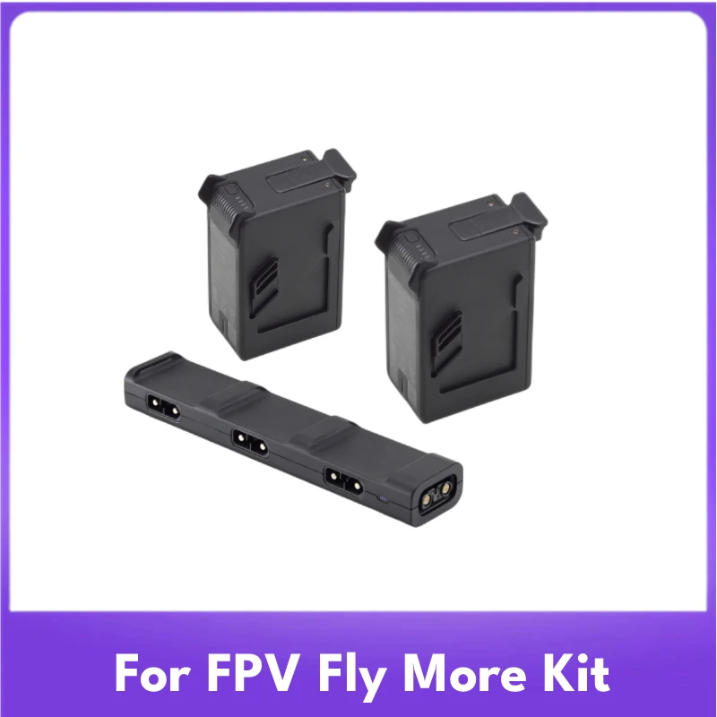 New-FPV-Fly-More-Kit-Compatible-FPV-Drones-2-Smart-Flight-Batteries-and ...