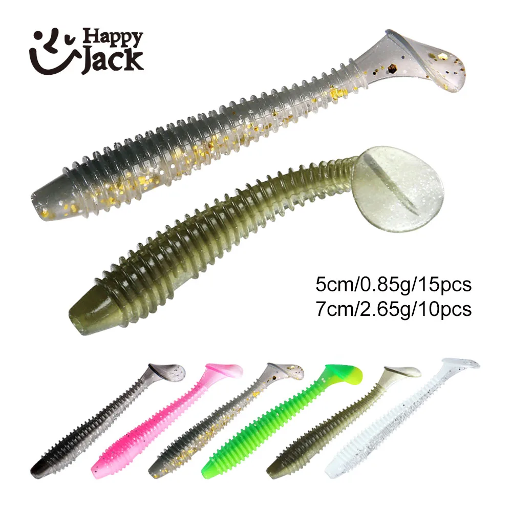 Happyjack-2024-Shad-Fishing-Lure-Soft-15pcs-5cm10pcs7cm-Soft-Worm-Lures ...