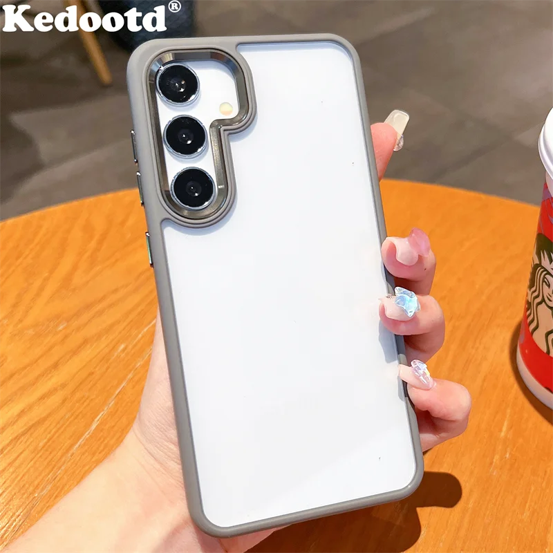 HD-Clear-Crystal-Solid-Armor-Metal-Camera-Frame-Case-For-Samsung-Galaxy ...