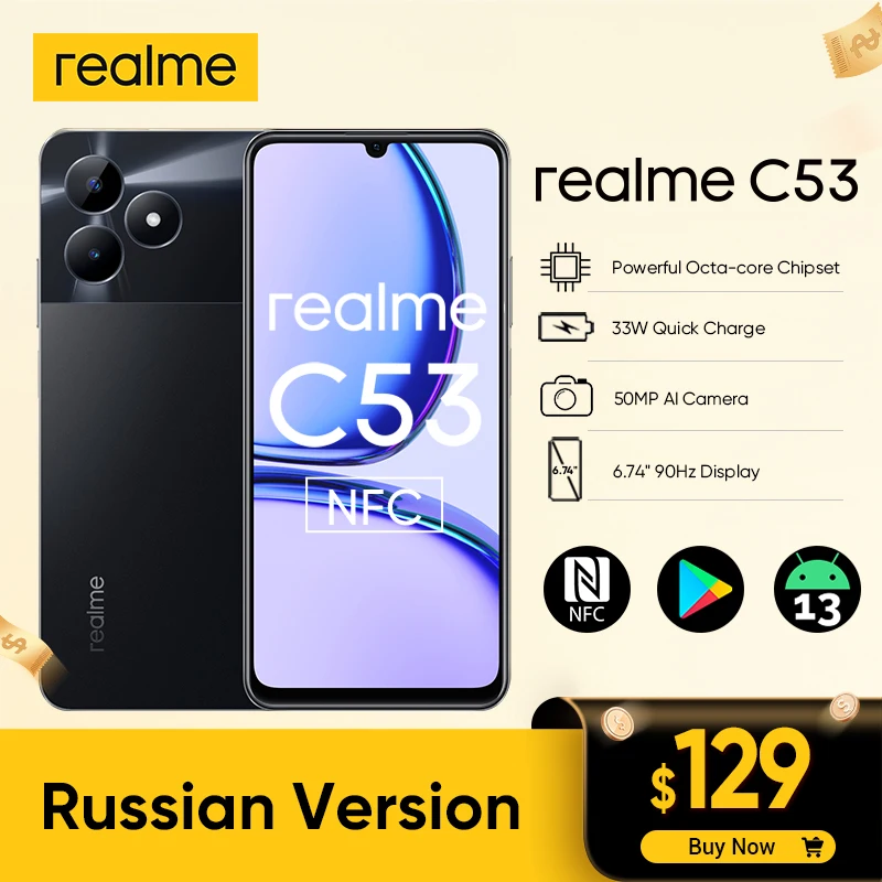 realme-C53-6GB-128GB-Octa-Core-Ultra-Slim-33W-SUPERVOOC-Charge-5000mAh ...