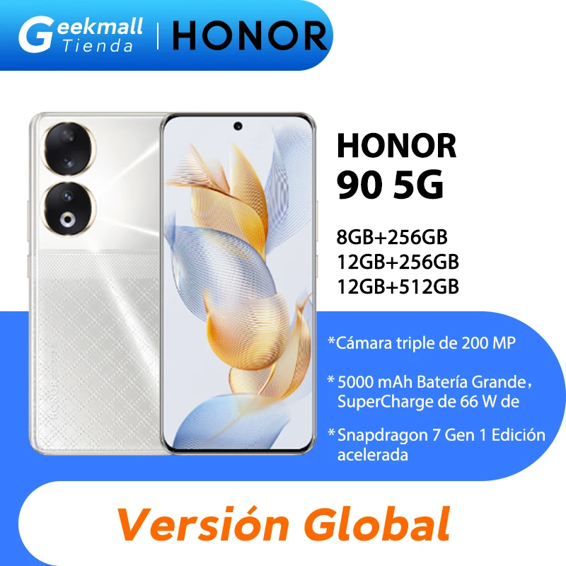 Global-Version-HONOR-90-5G-Smartphone-200MP-Ultra-Clear-Camera-Snapdragon-7-Gen-1-5000mAh ...