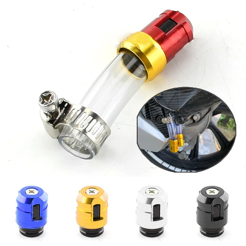 Universal Motorcycle Air Filter Drain Tube Head Plug | CNC Air Drainage ...