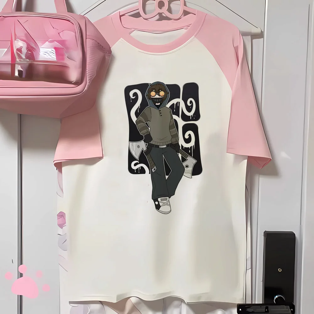 Creepypasta t shirt women athleisure casual wear comic t shirt girl ...