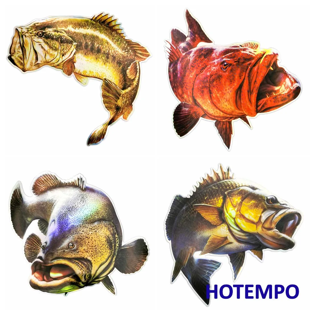 20cm-Big-Size-Marine-Life-Deep-Sea-Fish-Laser-Style-Waterproof-Stickers ...