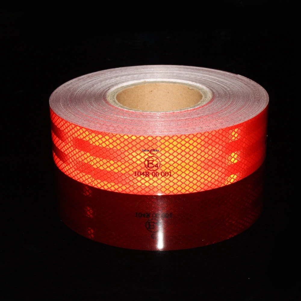 Waterproof-Reflective-Safety-Tapes-5cm-5m-Self-Adhesive-Red-Conspicuity ...