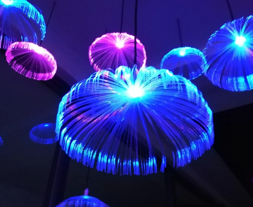 Fiber-Optic-Jellyfish-String-Light-Dandelion-Fairy-Garland-Light ...