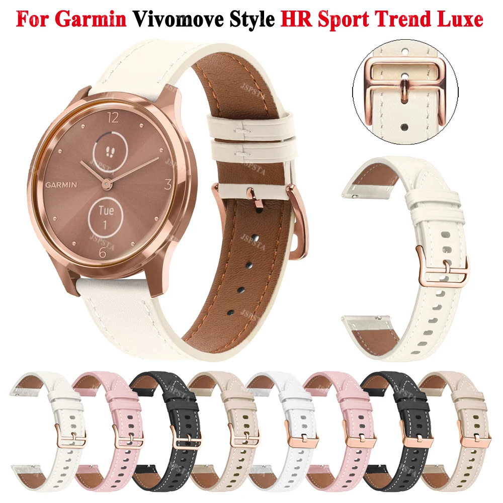 For-Garmin-Vivomove-Style-HR-hr-Sport-Trend-Luxe-Watch-Strap-Smartwatch ...