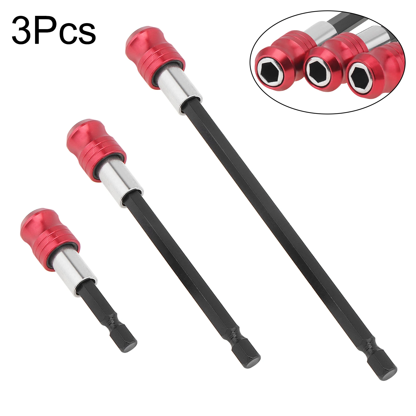 3pcs-set-Magnetic-Screwdriver-Bits-Holder-Adapter-Quick-Release-Hex ...