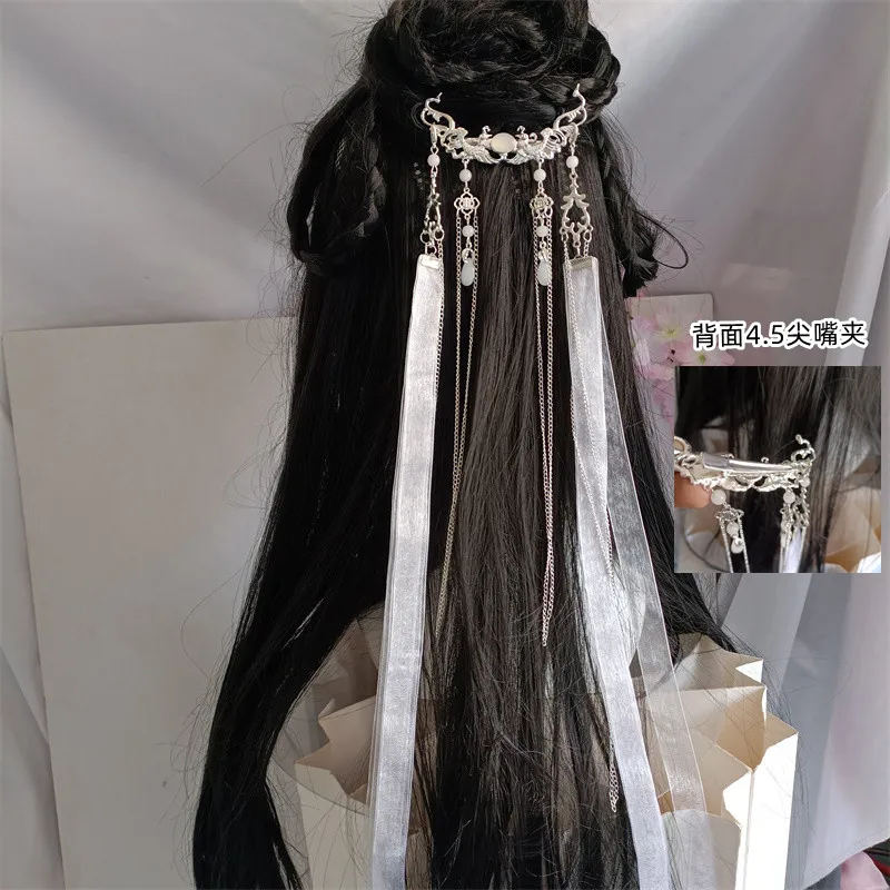 Ancient-Chinese-Han-Fu-Cosplay-Streamer-Headwear-Dance-Stage-Adult ...