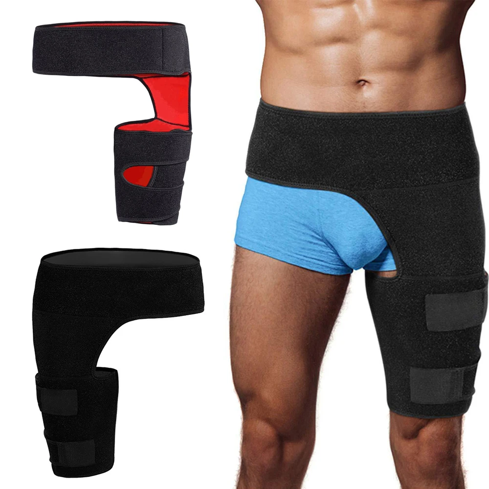 Hip Support Brace for Hip Pain – Compression Wrap for Groin,Thigh ...
