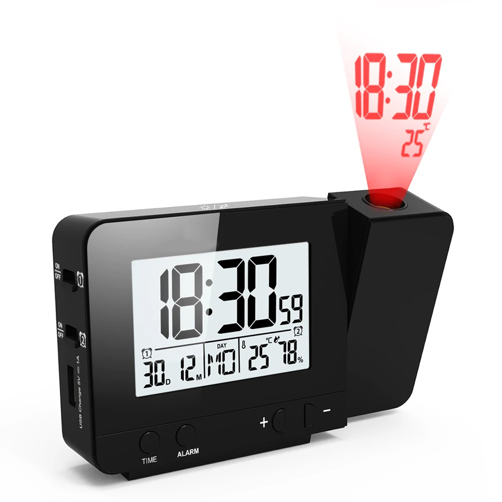 FanJu FJ3531 Alarm Clock Digital Date Snooze Function Backlight Watch ...
