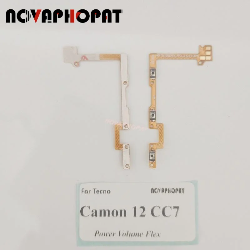 Novaphopat For Tecno Camon 12 CC7 CC7S Power On Off Volume Up Down ...