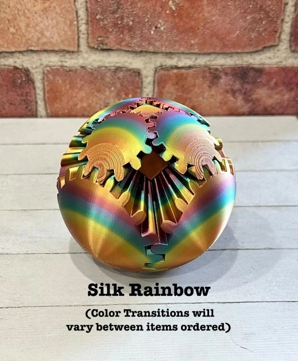 Bola-de-engranaje-impresa-en-3D-juguete-giratorio-adornos-de-modelo ...