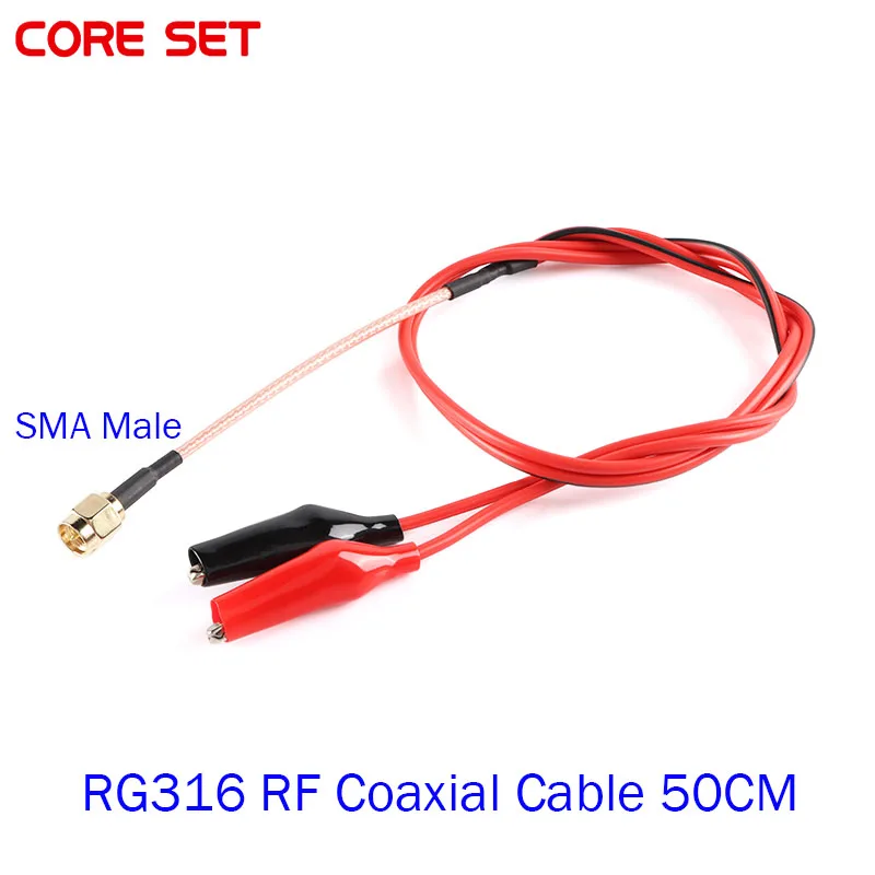 Cable-Coaxial-RF-RG316-Conector-de-50cm-macho-SMA-a-pinzas-de-cocodrilo ...