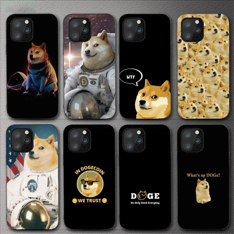 Funda de teléfono Doge Dog Cheems Meme Para iPhone 11 12 Mini 13 14 Pro ...