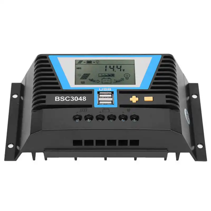 Intelligent Solar Charge Controller for Variety Batteries BSC3048 30A ...